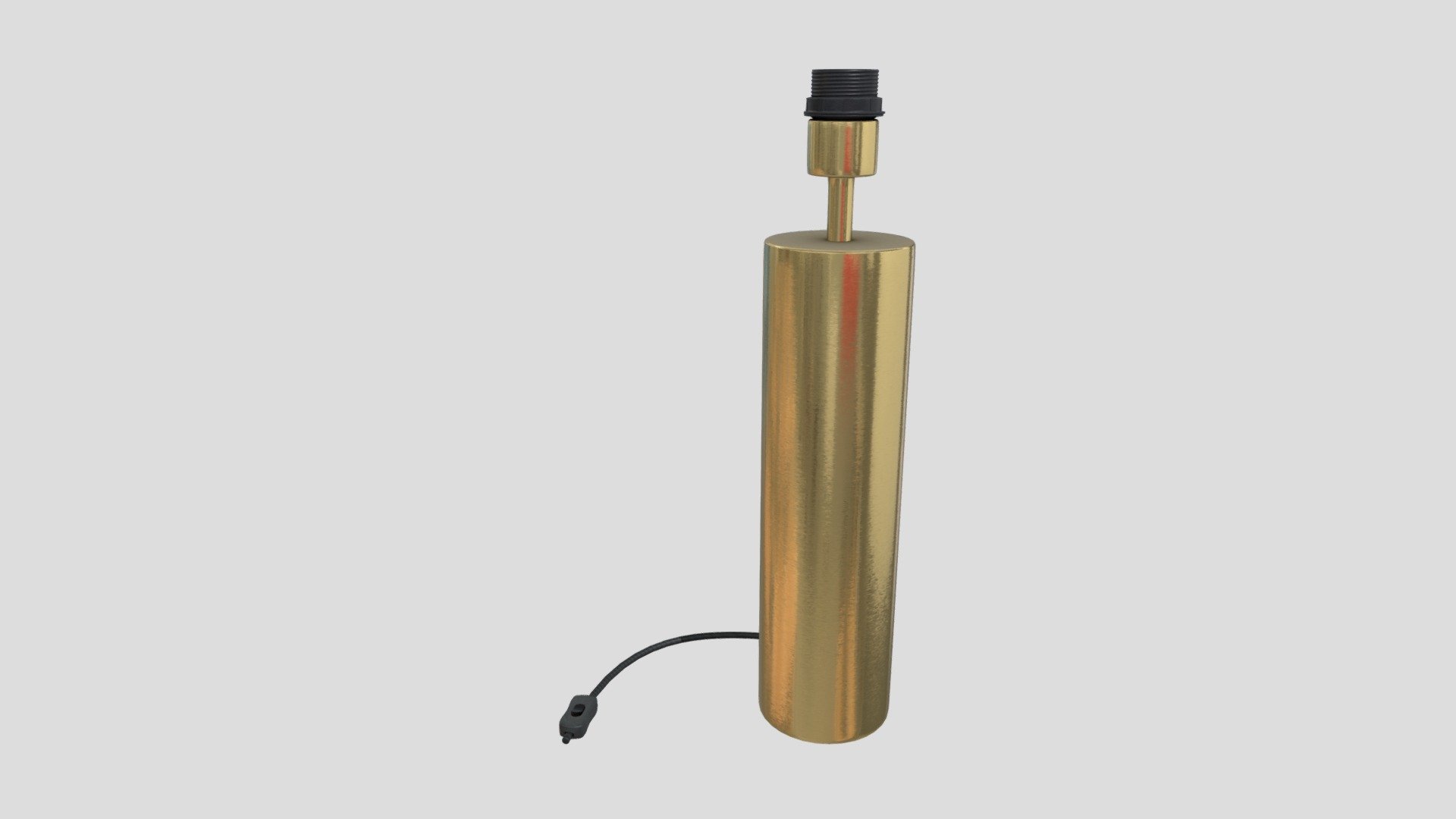 Cylindrical table lamp - Buy Royalty Free 3D model by 3DImaginationHub ...