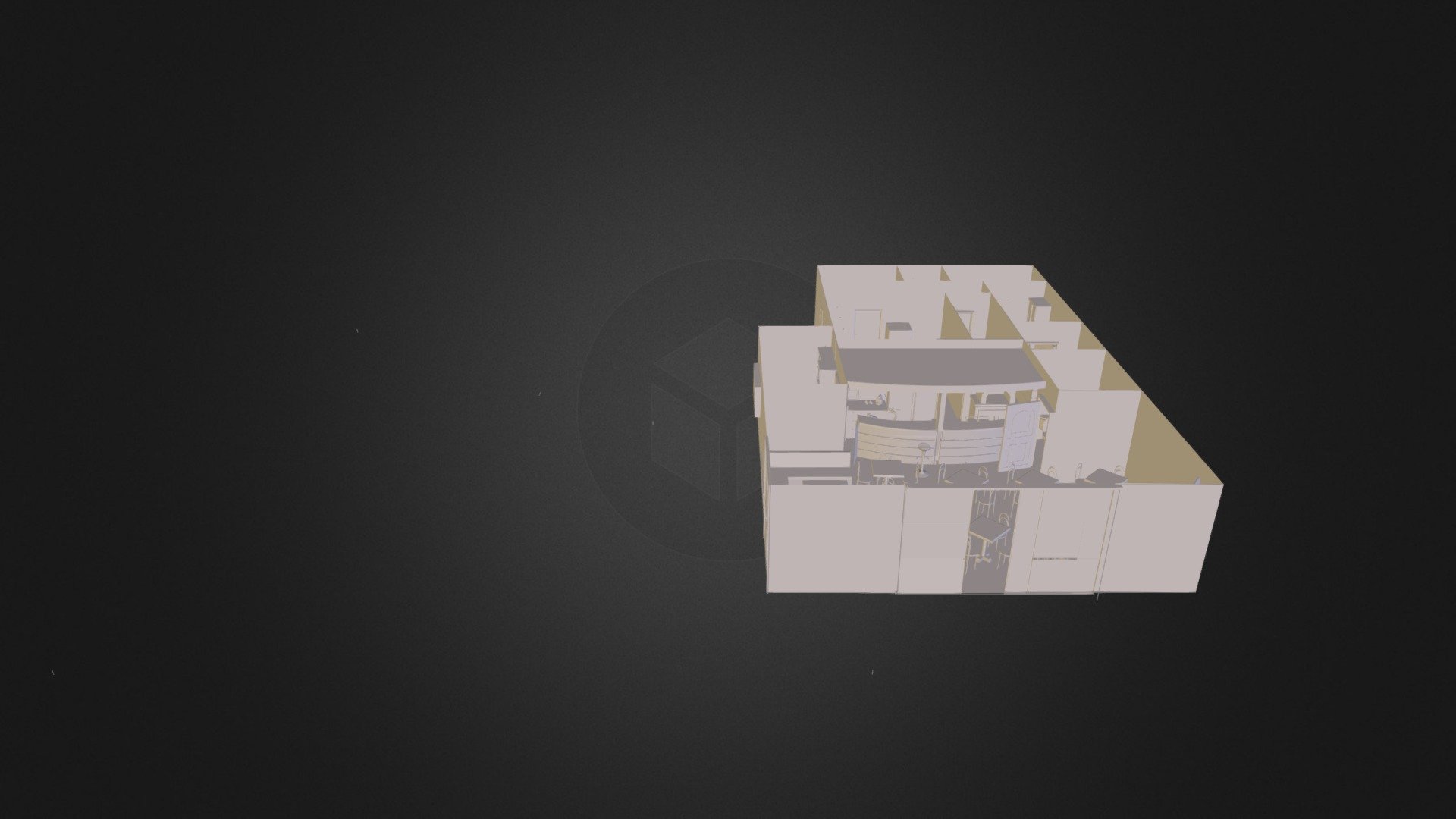 bistro - 3D model by szymon.pszczol [866a155] - Sketchfab