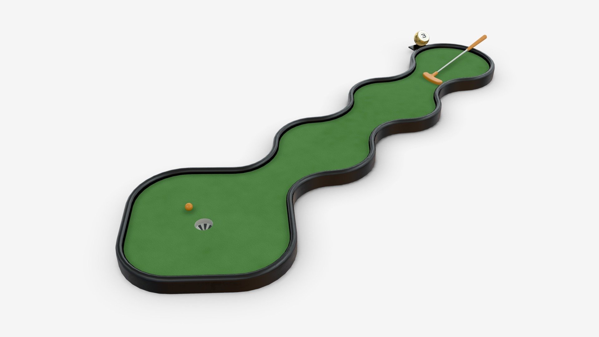 Miniature Golf Course 03 - Buy Royalty Free 3D model by HQ3DMOD ...