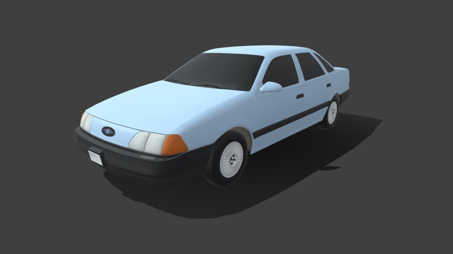 1986 Ford Taurus 3D Model Display - Download Free 3D model by chip599XX ...