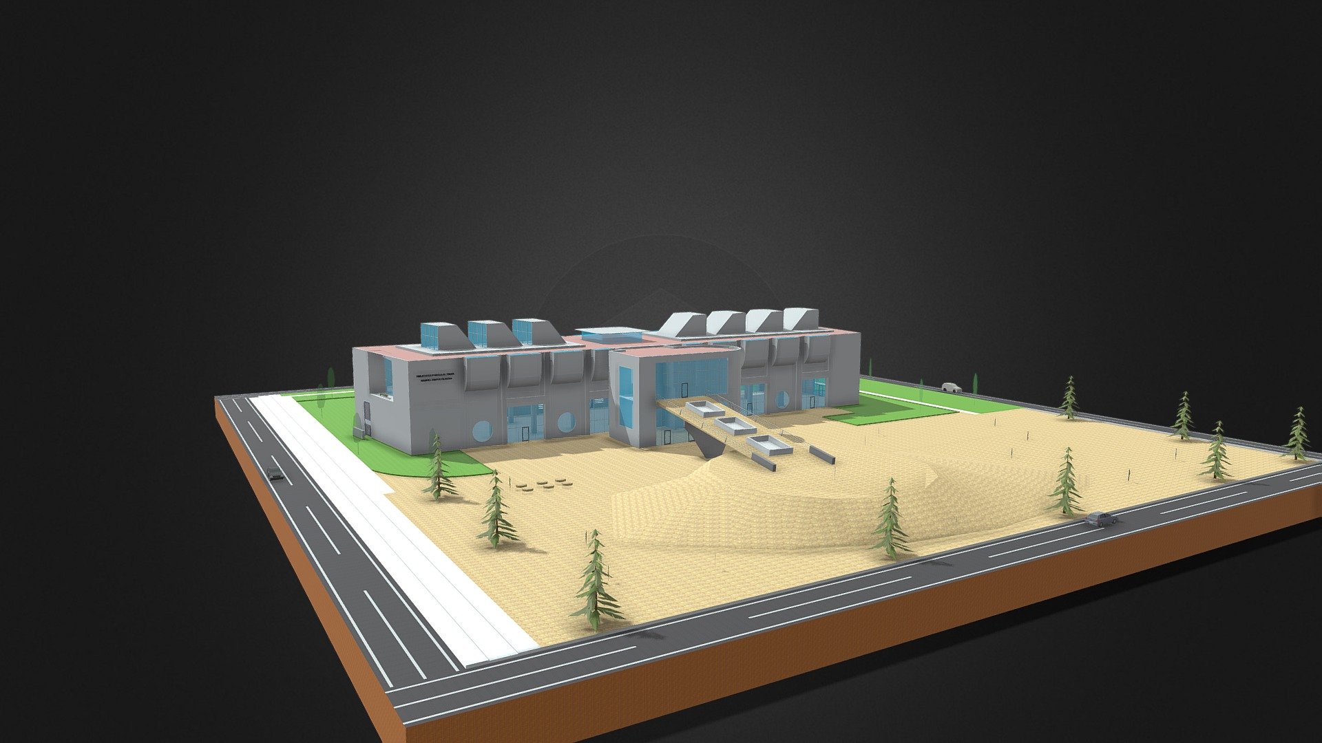 BIBLIOTECA PUBLICA EL TINTAL - 3D model by Santiago Ruiz R (@asruiz ...