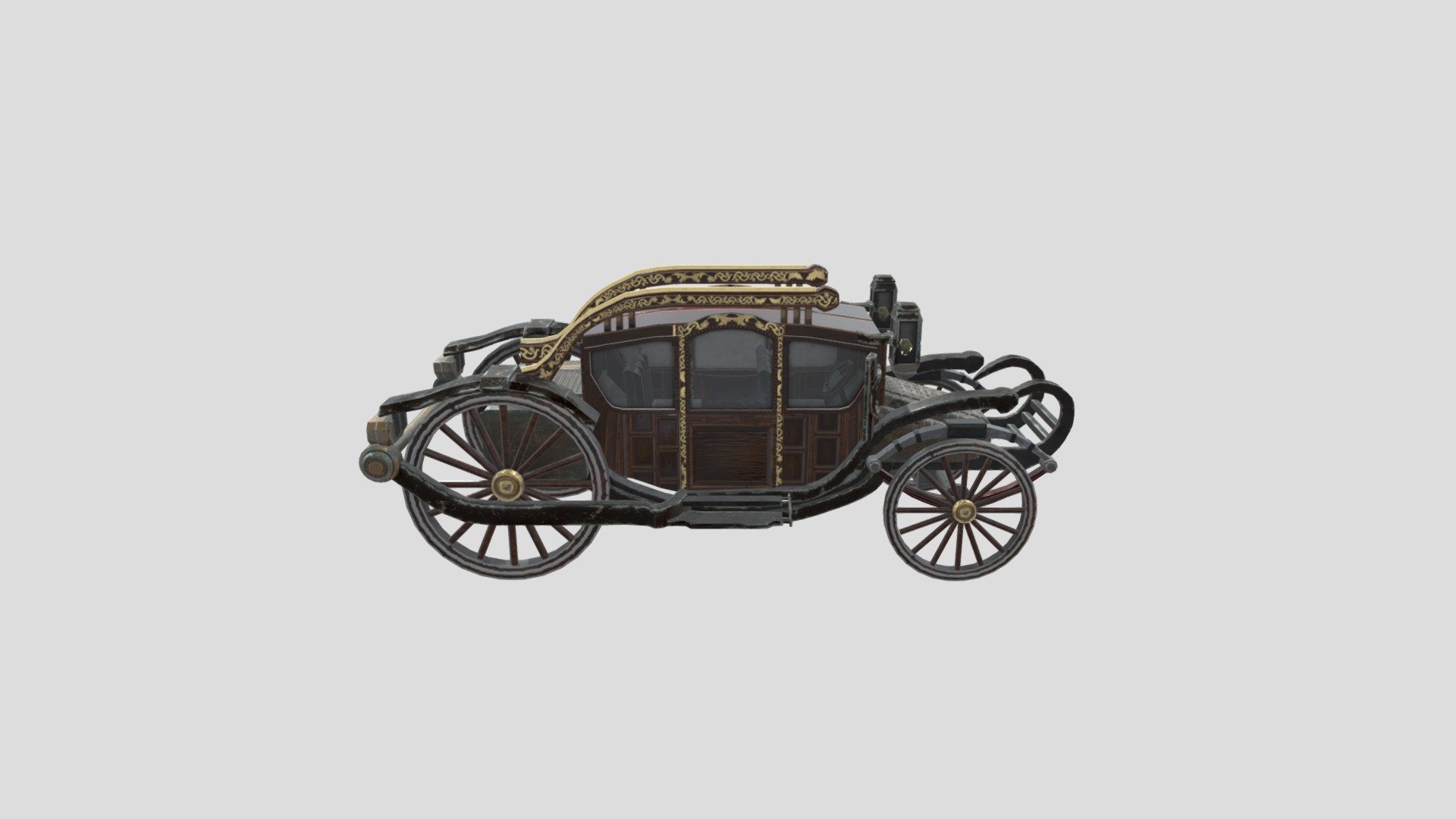 Carriage - 3D model by michael_grodkowski [867178b] - Sketchfab