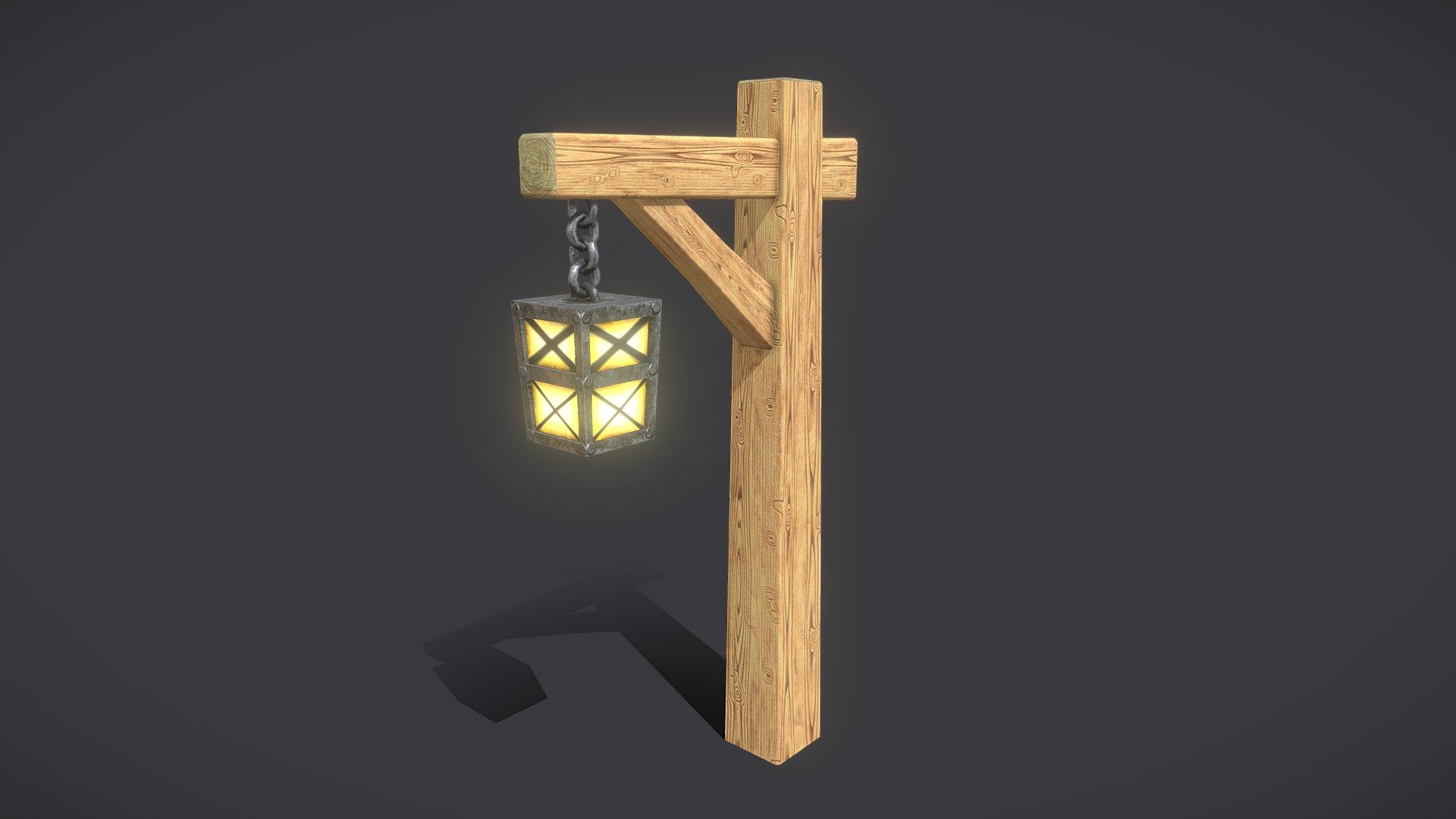 Stylized Lamp Post - 3D model by Matthew Theobald (@MatthewTheoblad ...