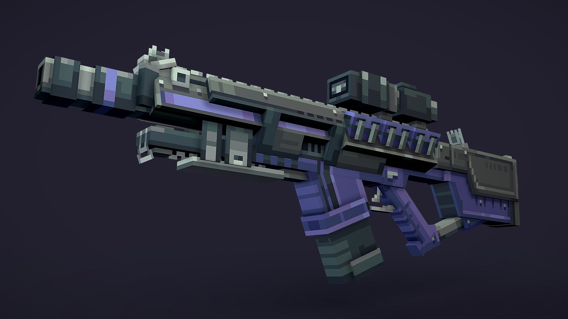 Beam Rifle - Buy Royalty Free 3D model by Wacky (@wackyblocks) [867499c ...