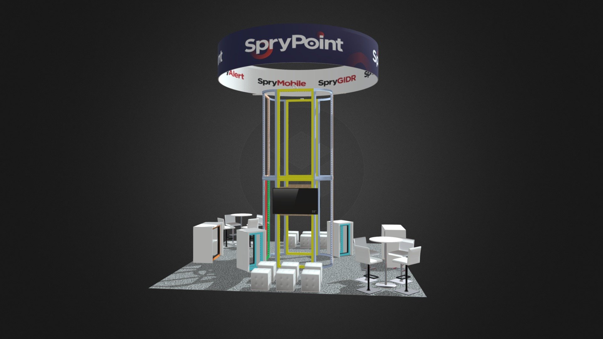 Sprypoint IUCX 20x20 IUCX 2025 Frame - 3D model by EP (@ExhibitP ...