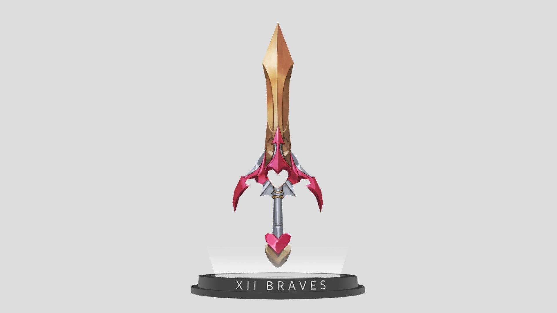 Valentine Sword - Download Free 3D model by zenkuri [8678dc9] - Sketchfab