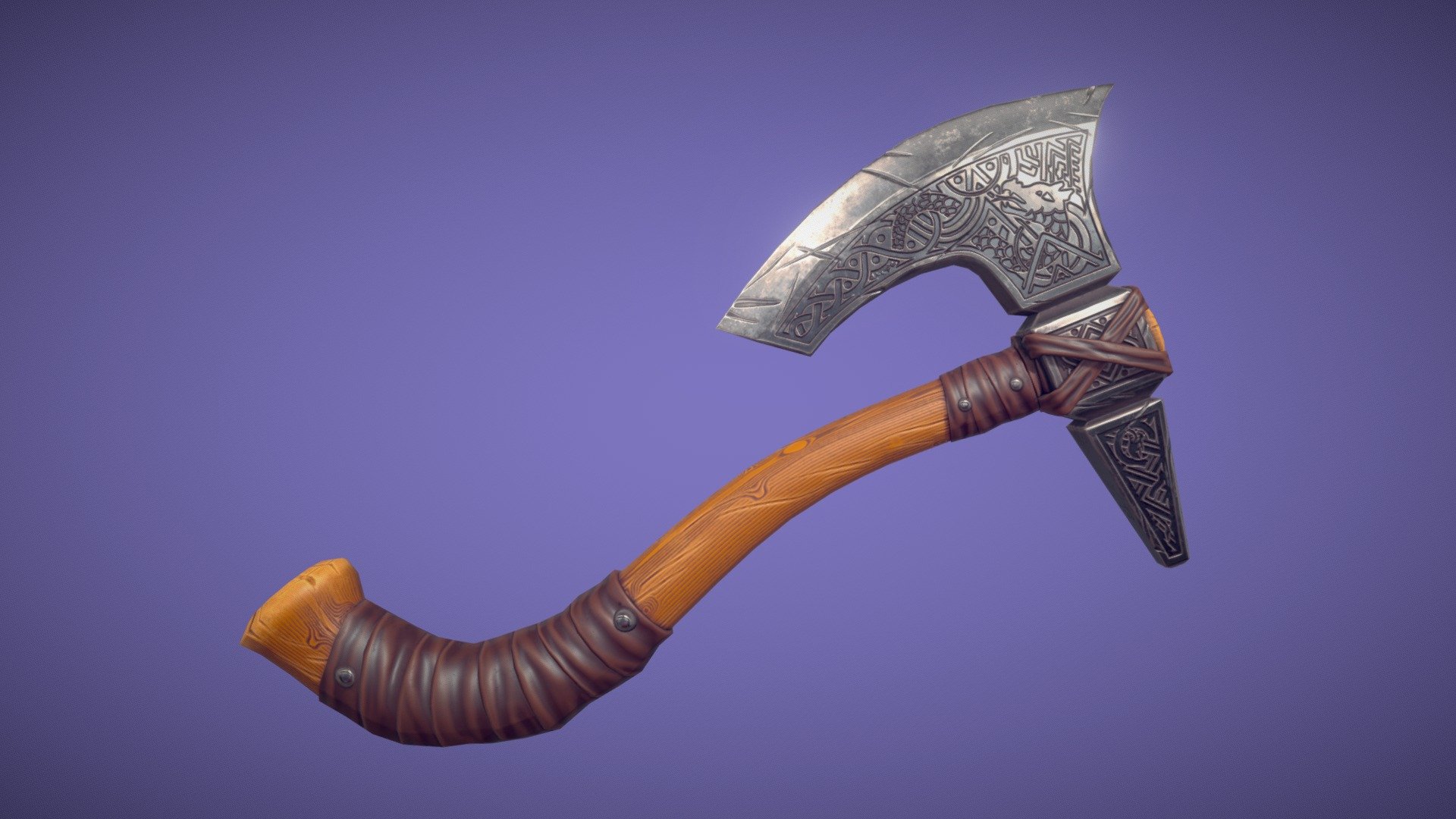 War Axe - 3D model by Steven Jurriaans (@StevenJurriaans) [8679bb8 ...
