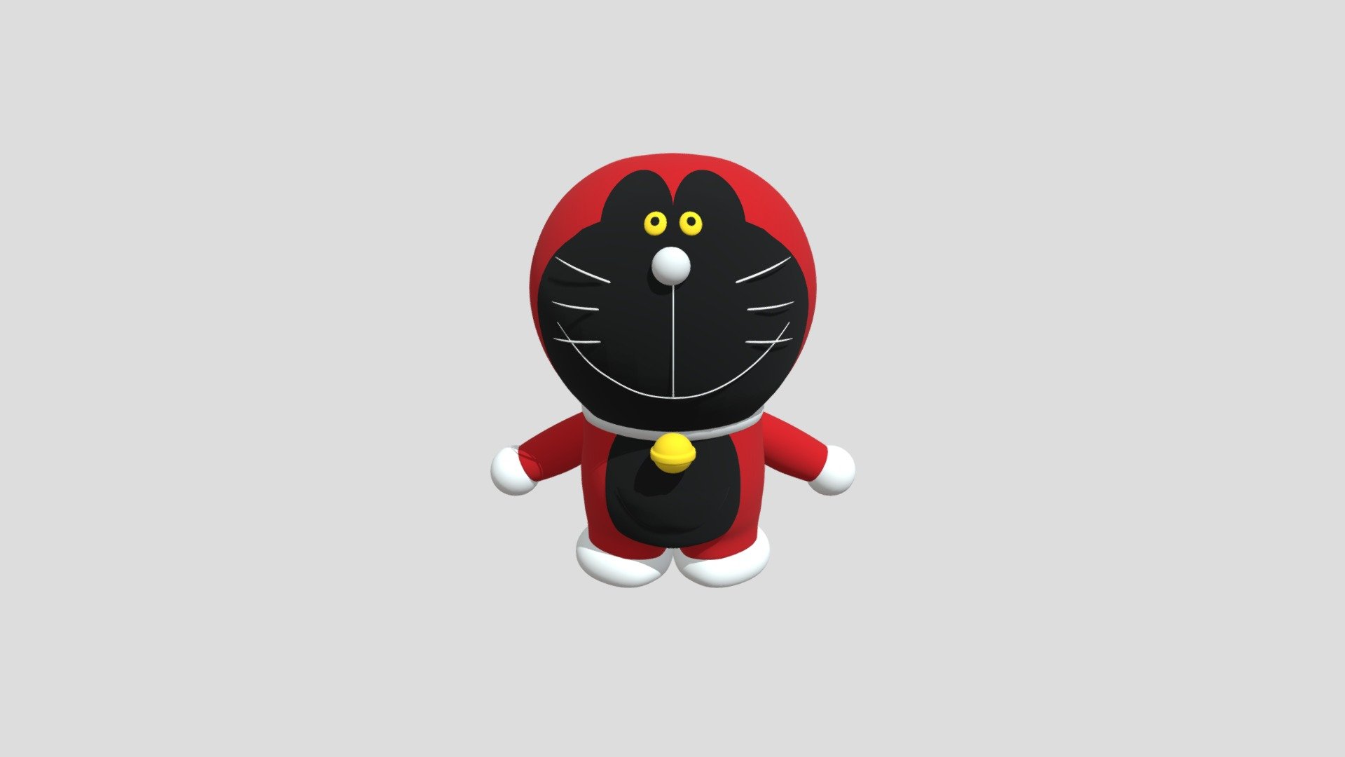 Doraemon Cartoon 3D Model - RIGGED - 3D model by Ashario [867aba1 ...