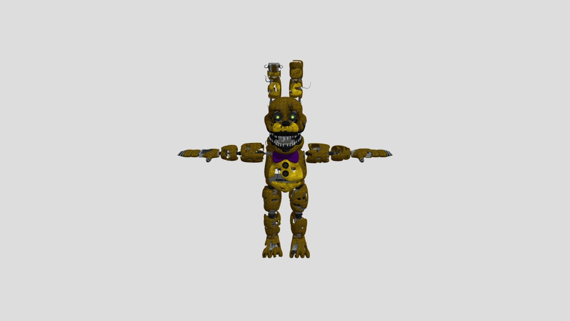 Splinks Nightmare Spring Bonnie FNAFSFM1 - Download Free 3D model by ...