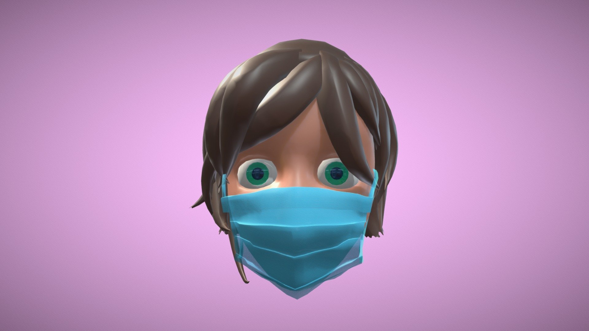 Putting on Medical mask (covid) Animation - Buy Royalty Free 3D model ...