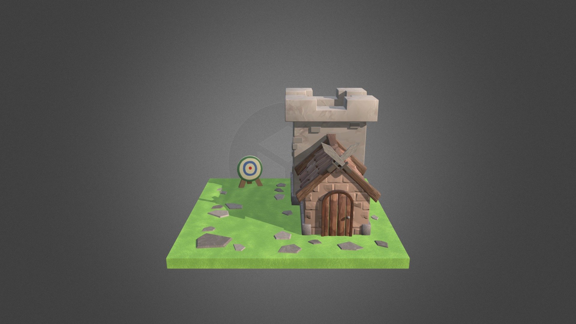 Cenário Isométrico - 3D model by bea0859 [867ba4d] - Sketchfab