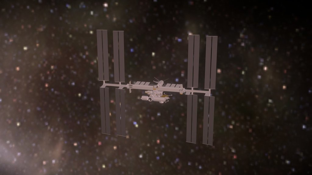 ISS - Download Free 3D model by colinf [867d22c] - Sketchfab