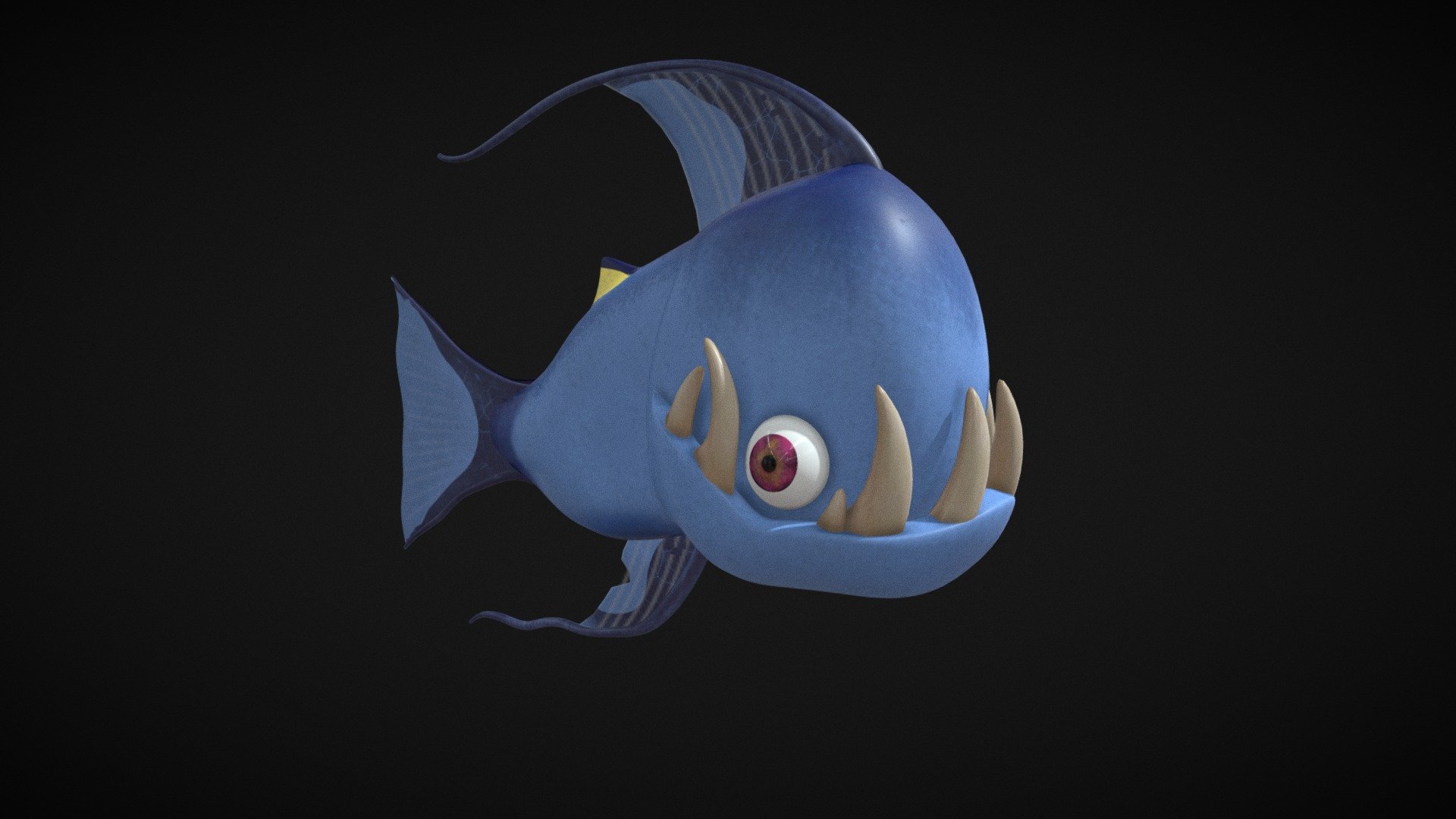 Pez Piraña - 3D model by juanantonio1 [867d95b] - Sketchfab