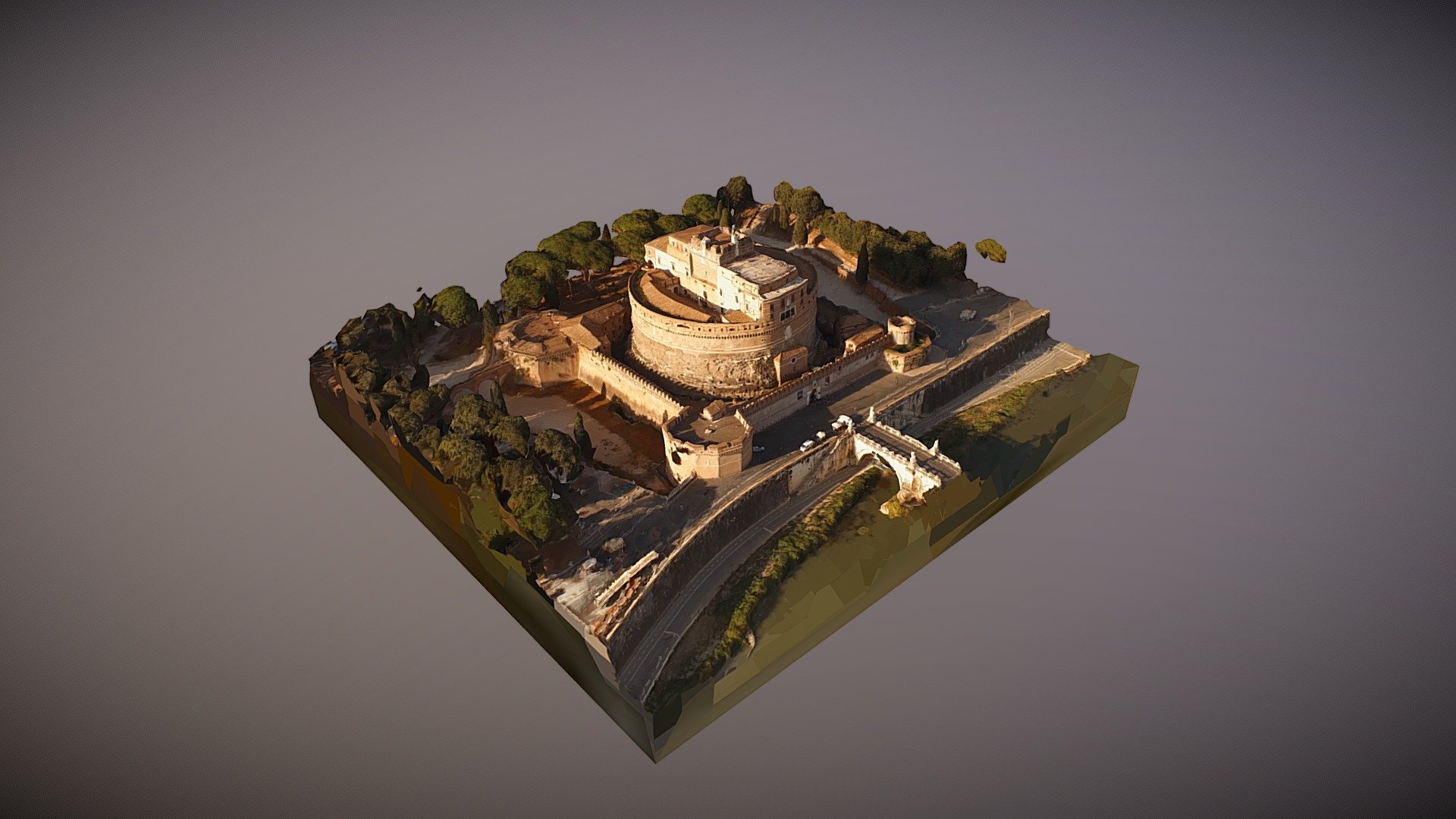 Castel Sant'Angelo photogrammetry scan - Download Free 3D model by ...