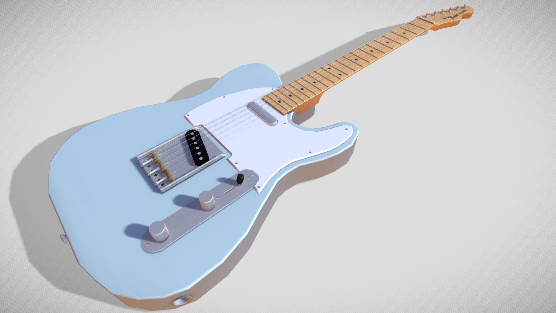 Fender Telecaster - Download Free 3D model by Surgdan (@bogdan.g) [867edb6] - Sketchfab