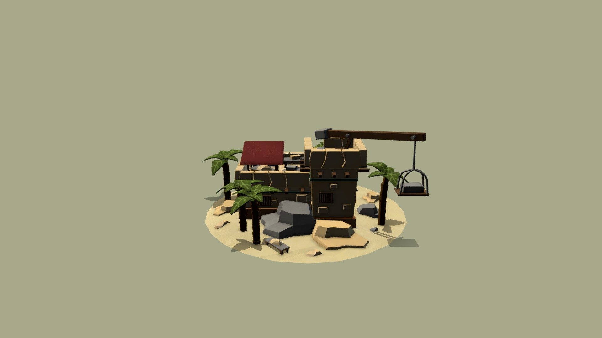 Egyptian Brickmaker - GameArt1 Exam DAE - 3D model by Maximilian ...