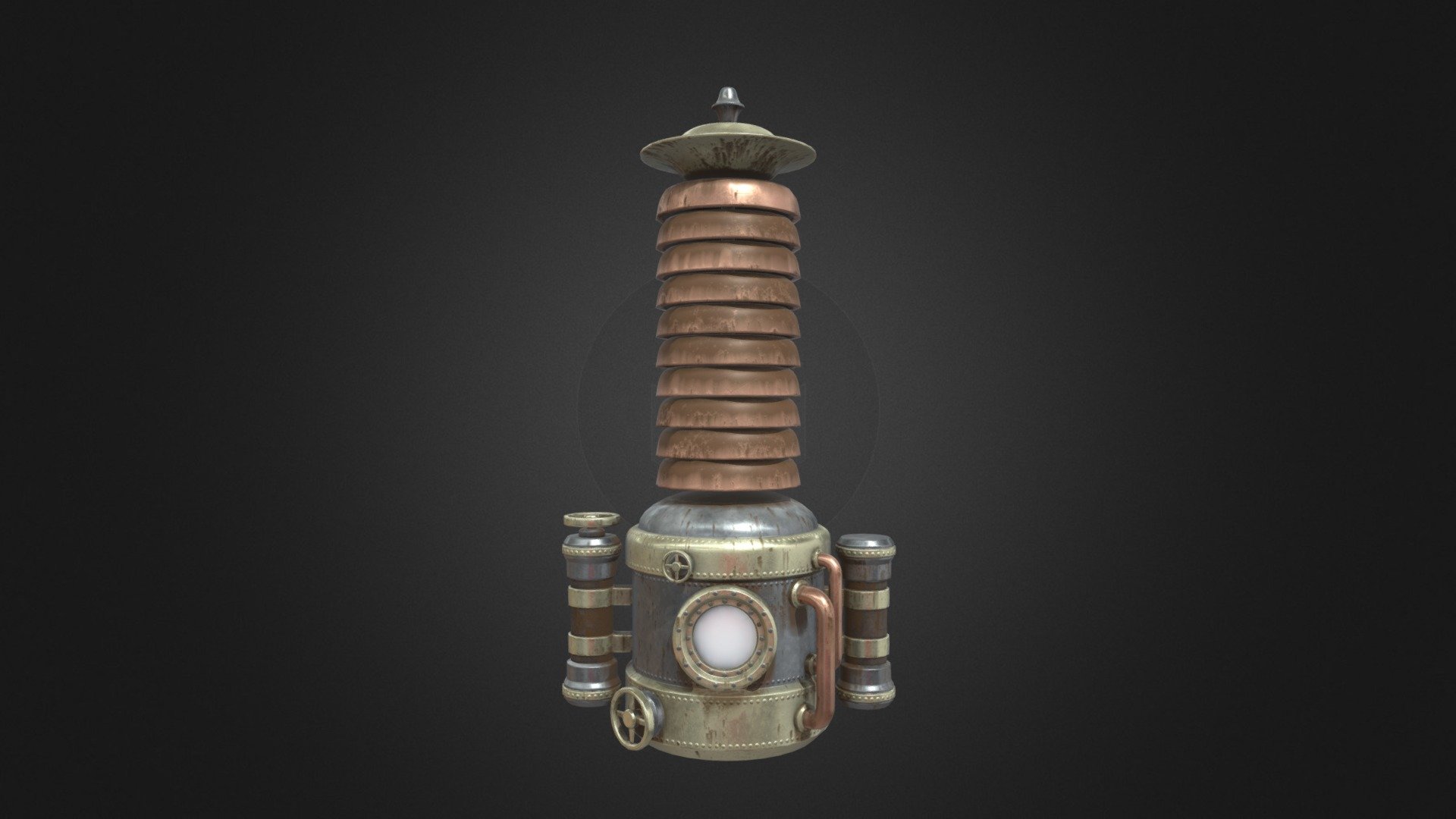 Steam Punk Lab Equipment 1 - Buy Royalty Free 3D model by howittworks ...