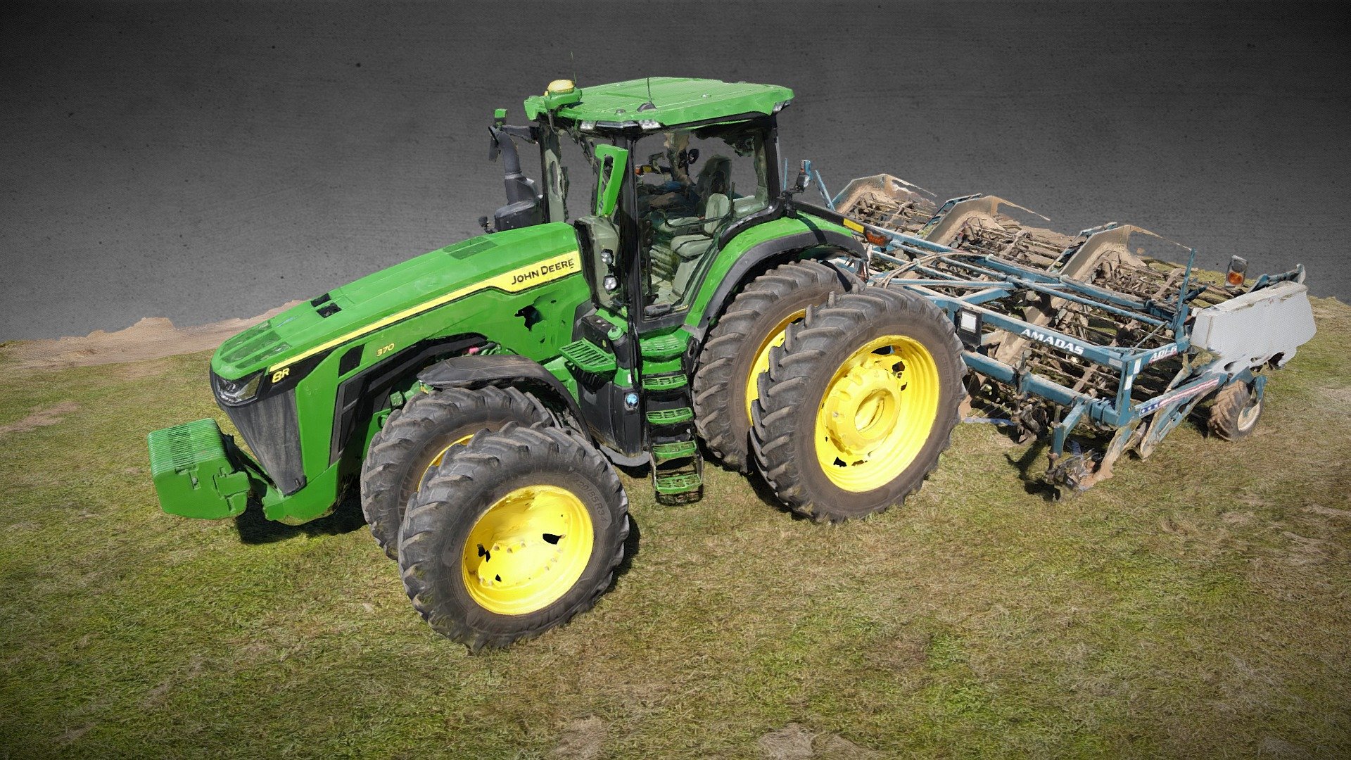 John Deere 8R 370 - Buy Royalty Free 3D model by johnnokomis [8682e38 ...