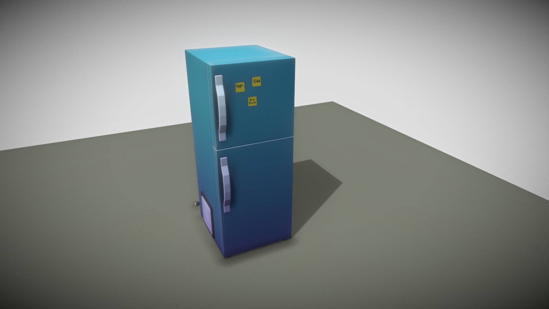 stylized fridge - Download Free 3D model by Andre Malaha (@Andre.Malaha ...
