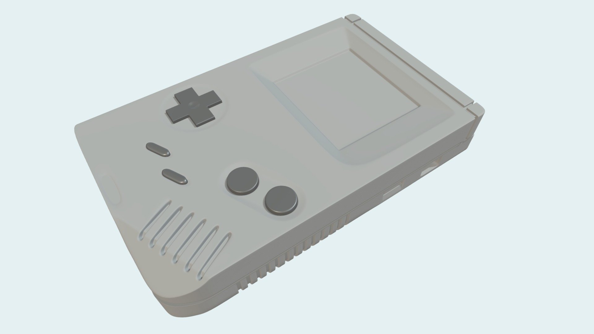 Game Boy - 3D model by JennaVanWezemael [86835c2] - Sketchfab