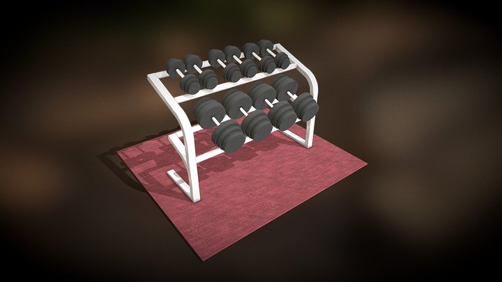 Dumbell_rack 3D models - Sketchfab