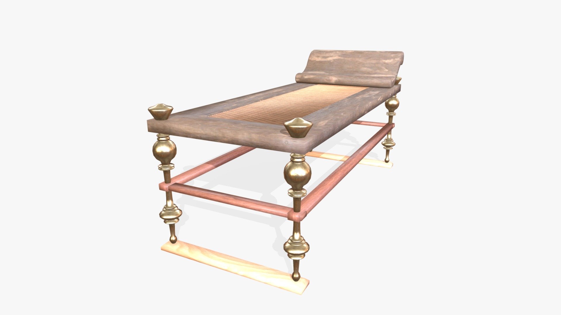 Roman couch - lectus tricliniaris - Buy Royalty Free 3D model by Albert ...