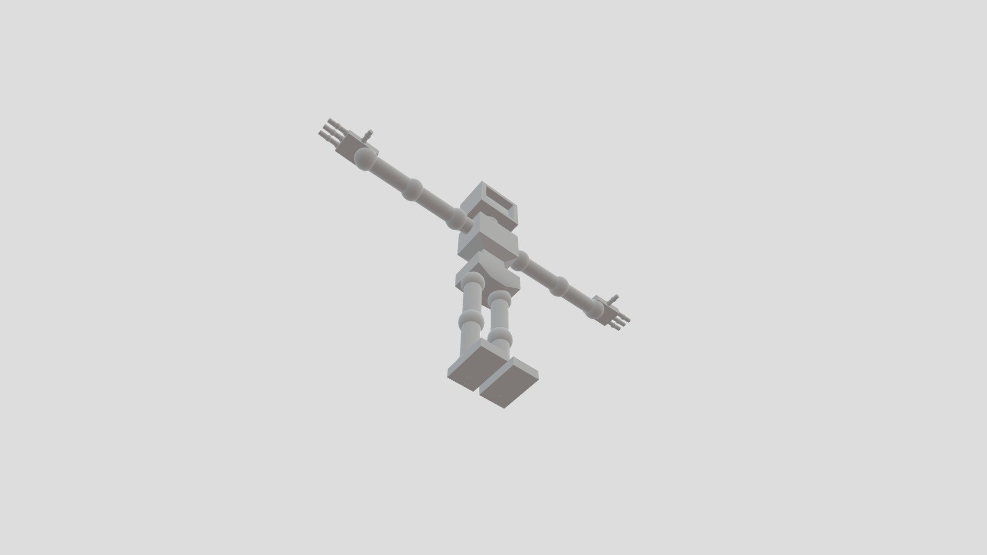 Simple robot - 3D model by Tekasheen24 [8686ee6] - Sketchfab