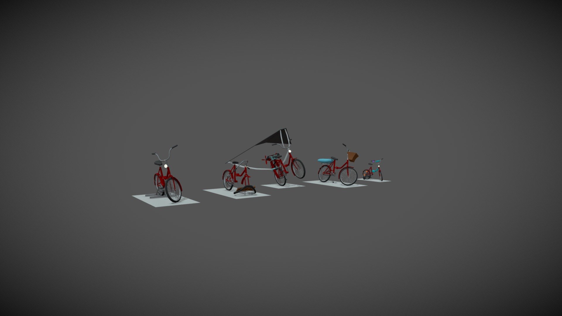 Bicycle variations - Download Free 3D model by Nikita Kravchenko ...