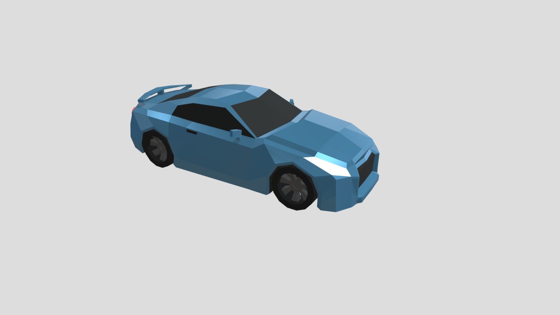 Low-Poly Nissan GTR-R35 - 3D model by JeffZhang [868fdbc] - Sketchfab