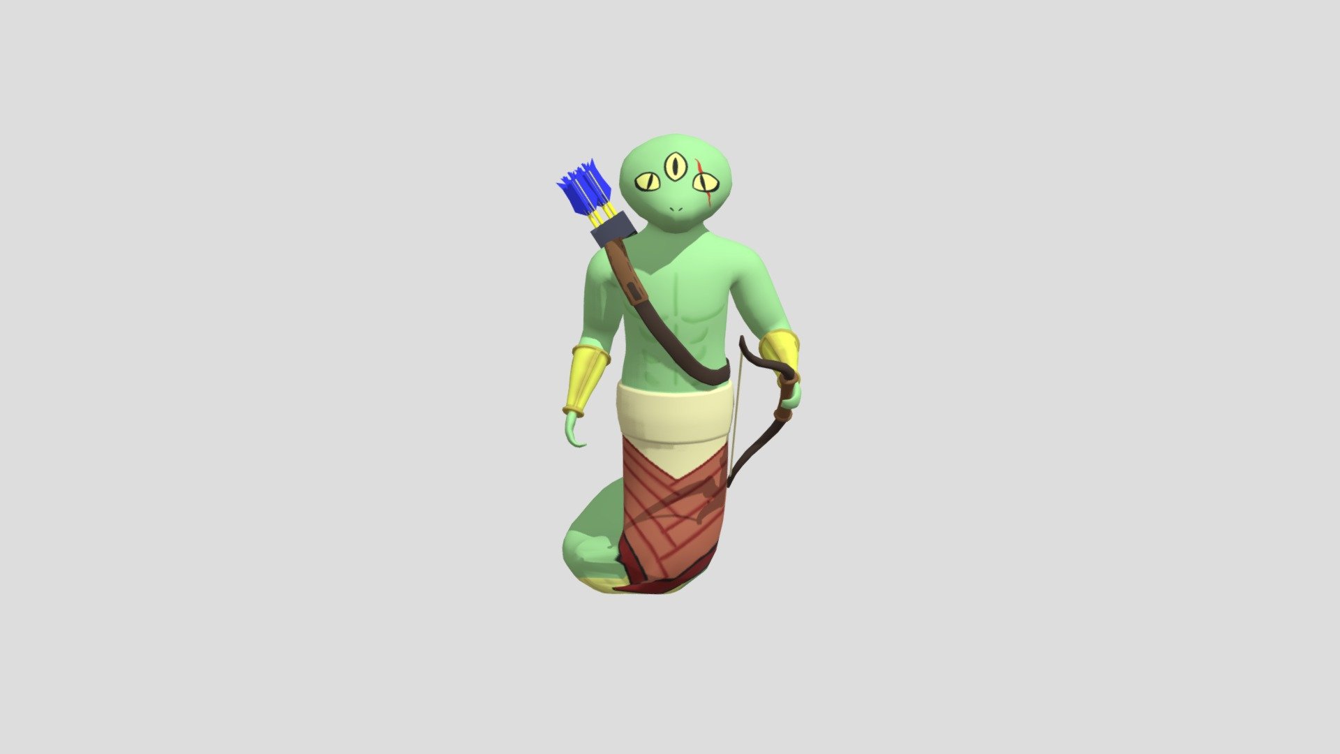 Character: Archer Enemy - 3D model by raquelgg00 [8690490] - Sketchfab