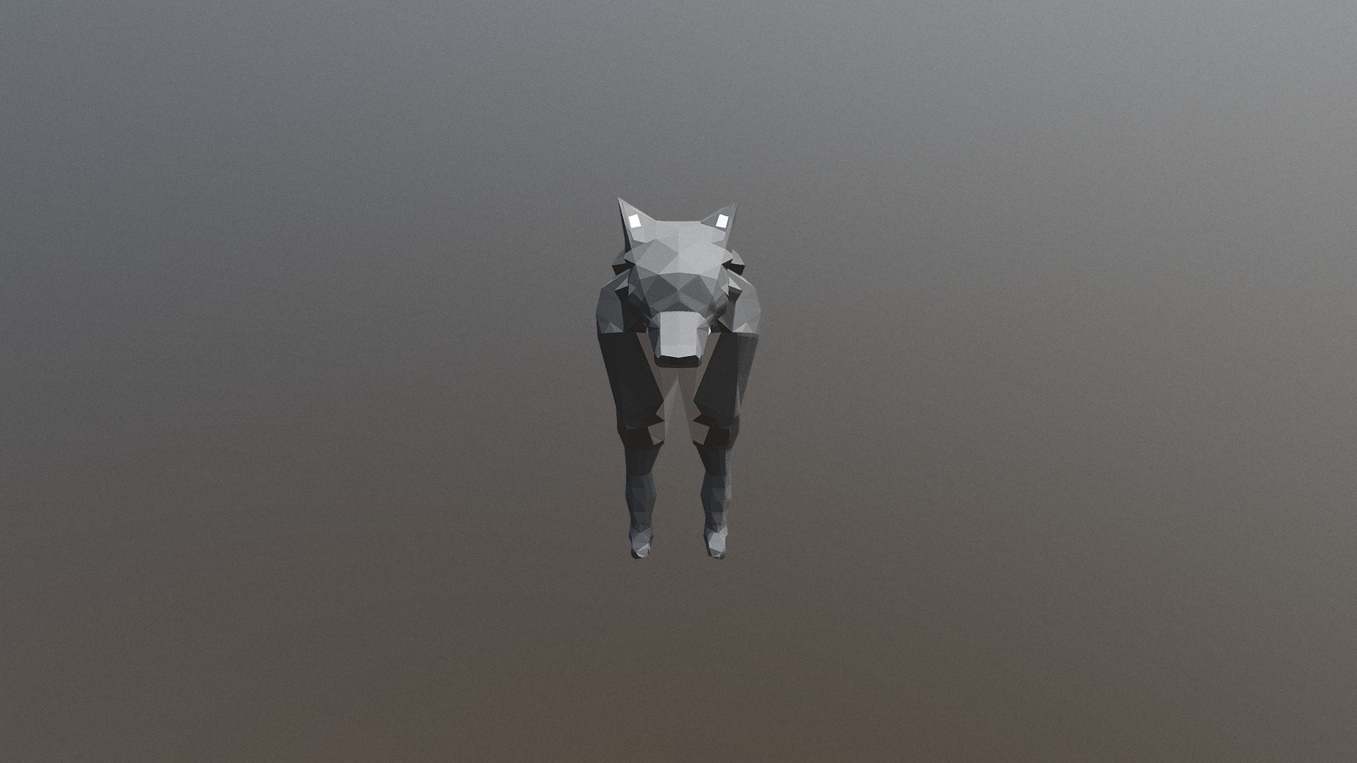 Low-Poly Wolf - 3D model by Chris Rohrer (@chris.rohrer) [8690a73 ...