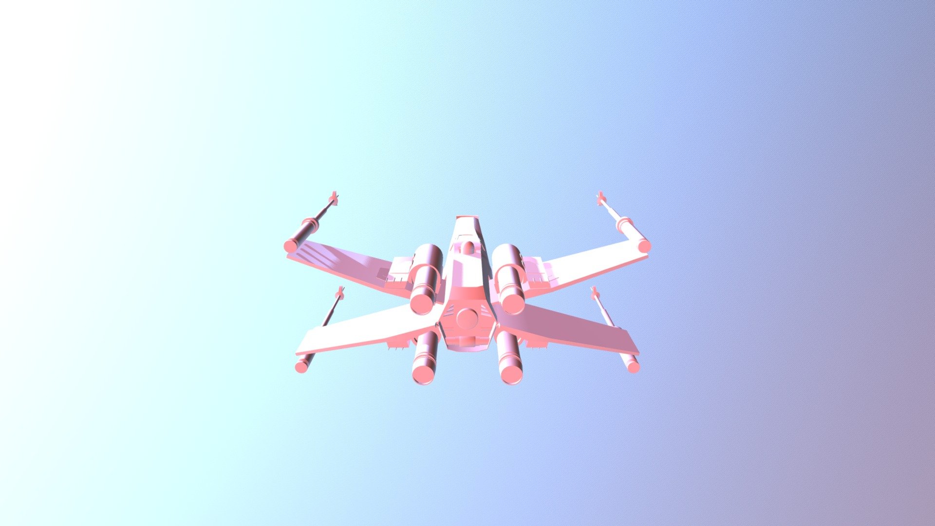 XWING_TEXTURED_v2 - 3D model by Rob (@rcornell) [8691b23] - Sketchfab