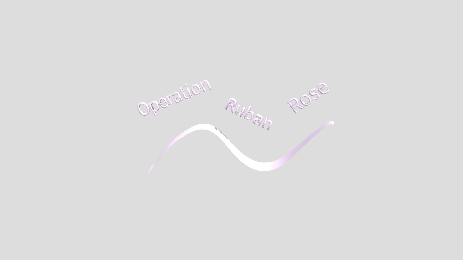 Ruban_Rose - 3D model by pa9660ng [86922ae] - Sketchfab