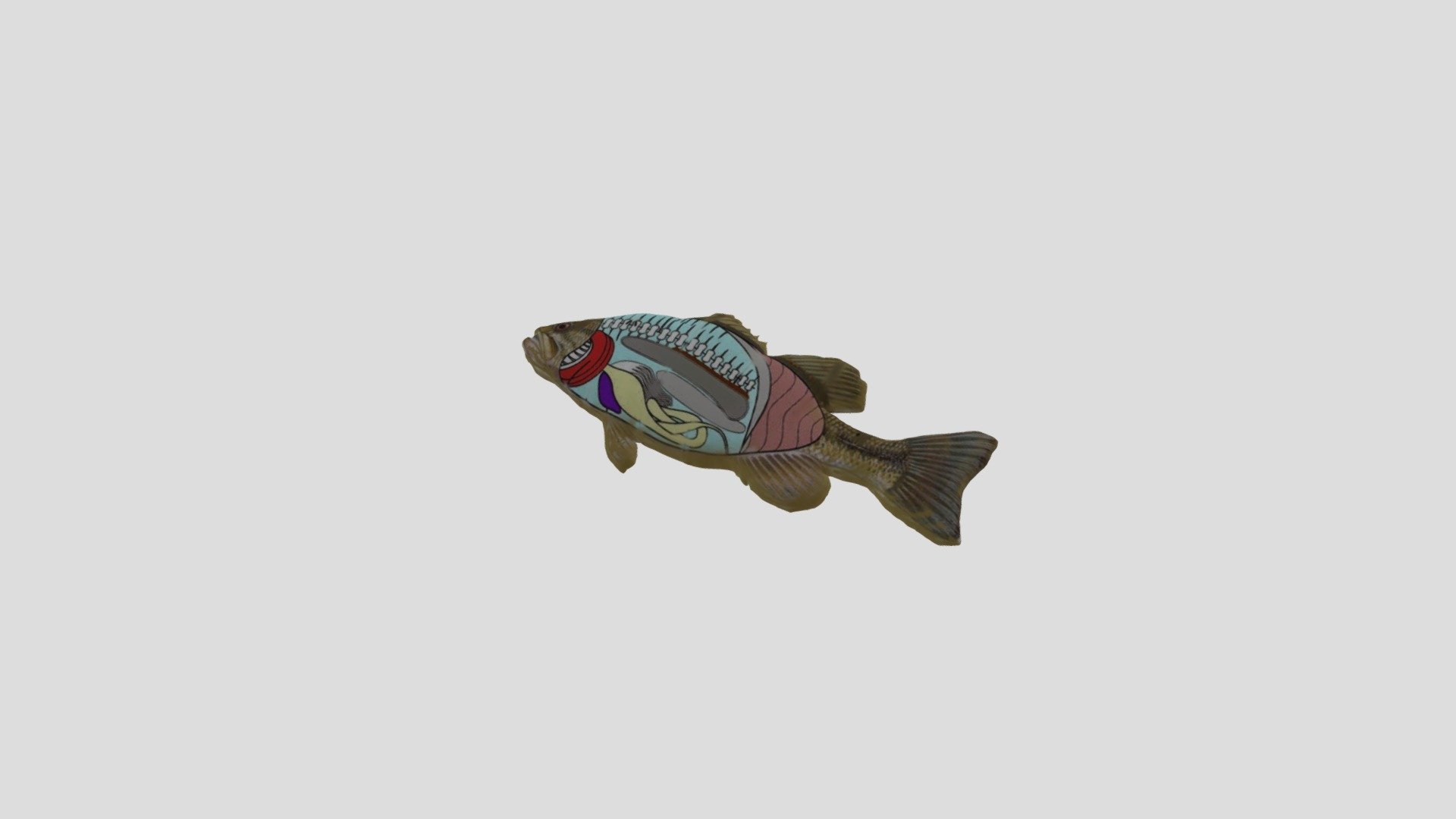 Media Paint3d IKAN by meri lo mercy - 3D model by merilomercy1307 ...