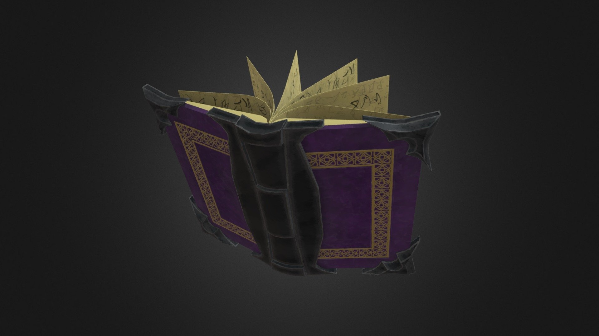 Stylised conjuration book - Download Free 3D model by Michael Gordon ...