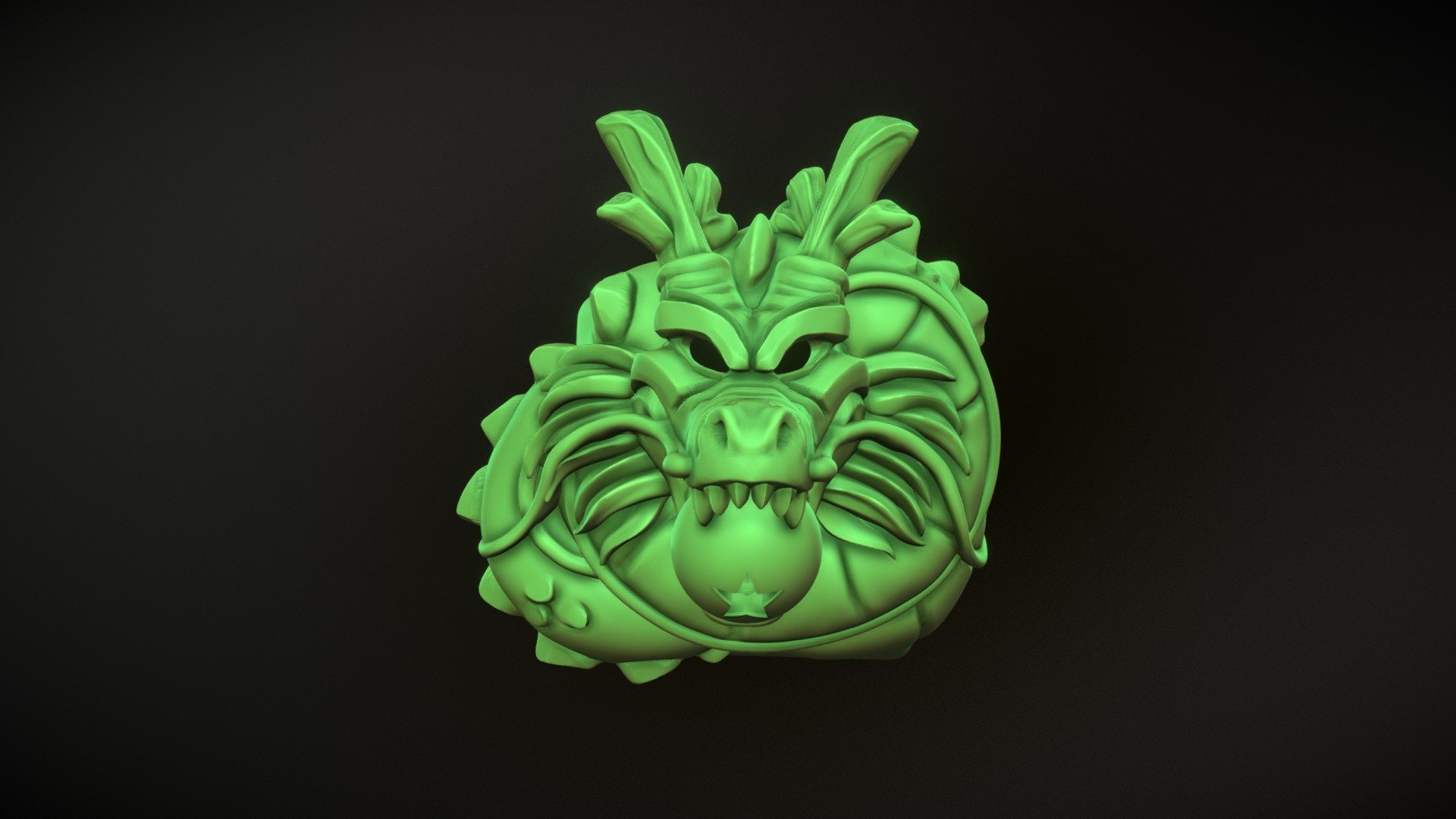 DBZ Shenron Mechanical keyboard Cherry Keycap - 3D model by 3doftom ...