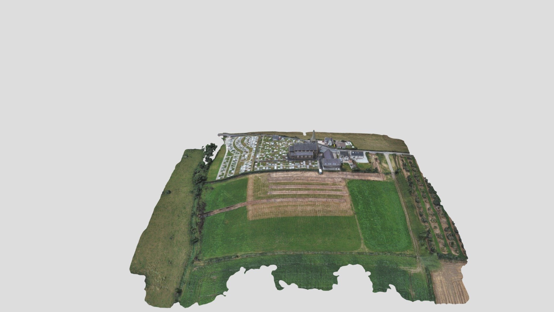 Site undergoing trenching - 3D model by Access Heritage ...