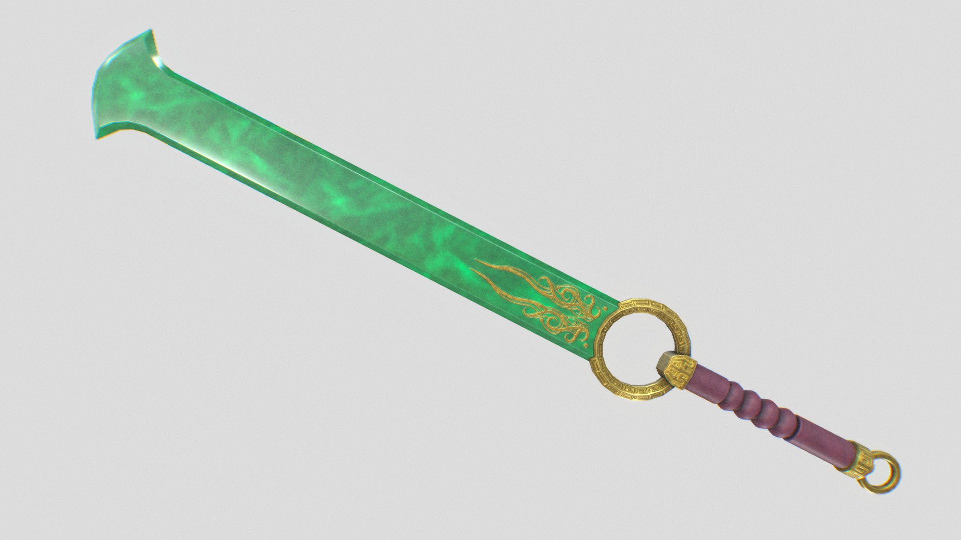 Jade blade - Buy Royalty Free 3D model by Anima Z (@Anima-Z) [8697df4 ...
