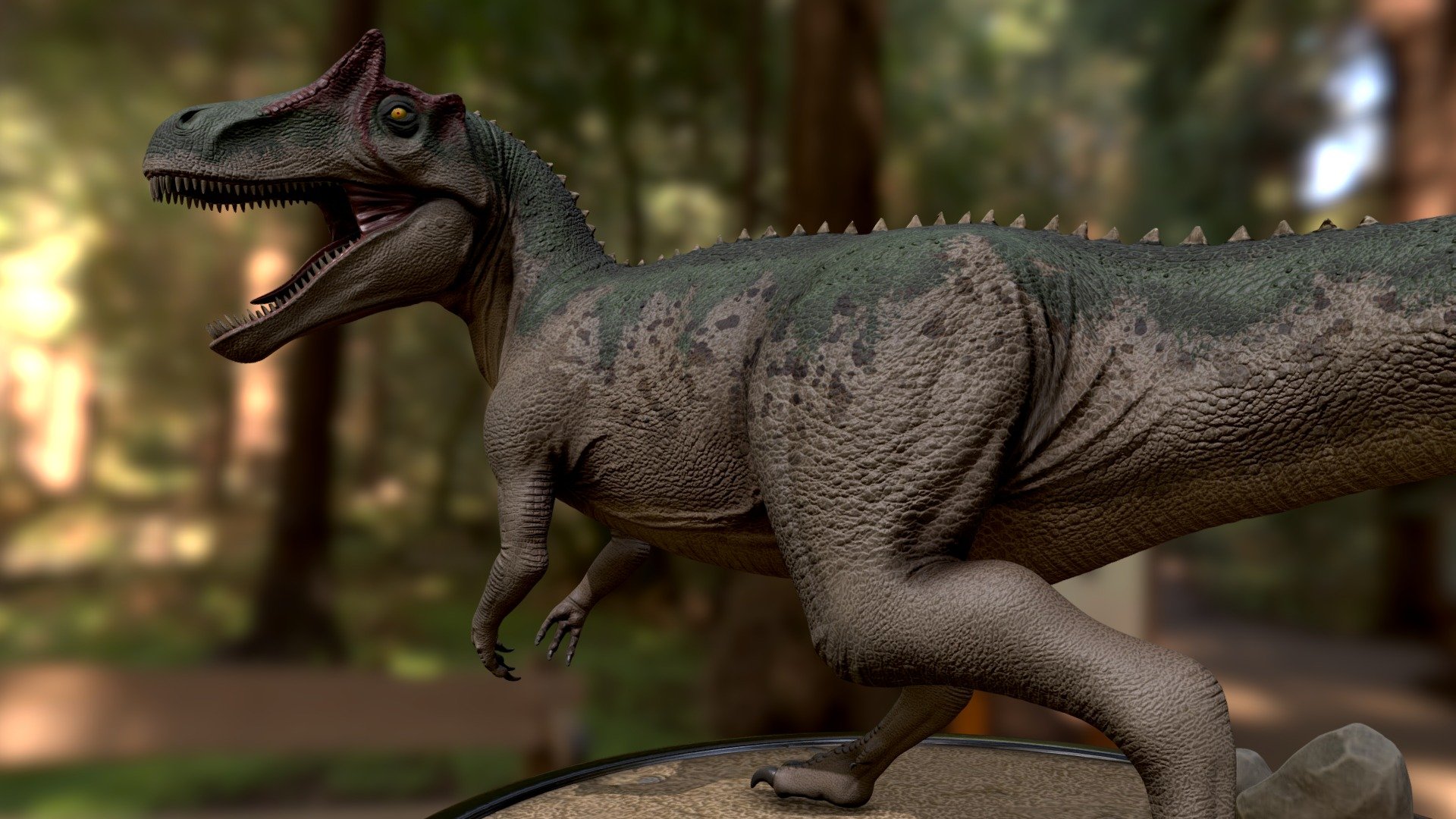 Allosaurus - 3D model by cygerodias [8698b5a] - Sketchfab