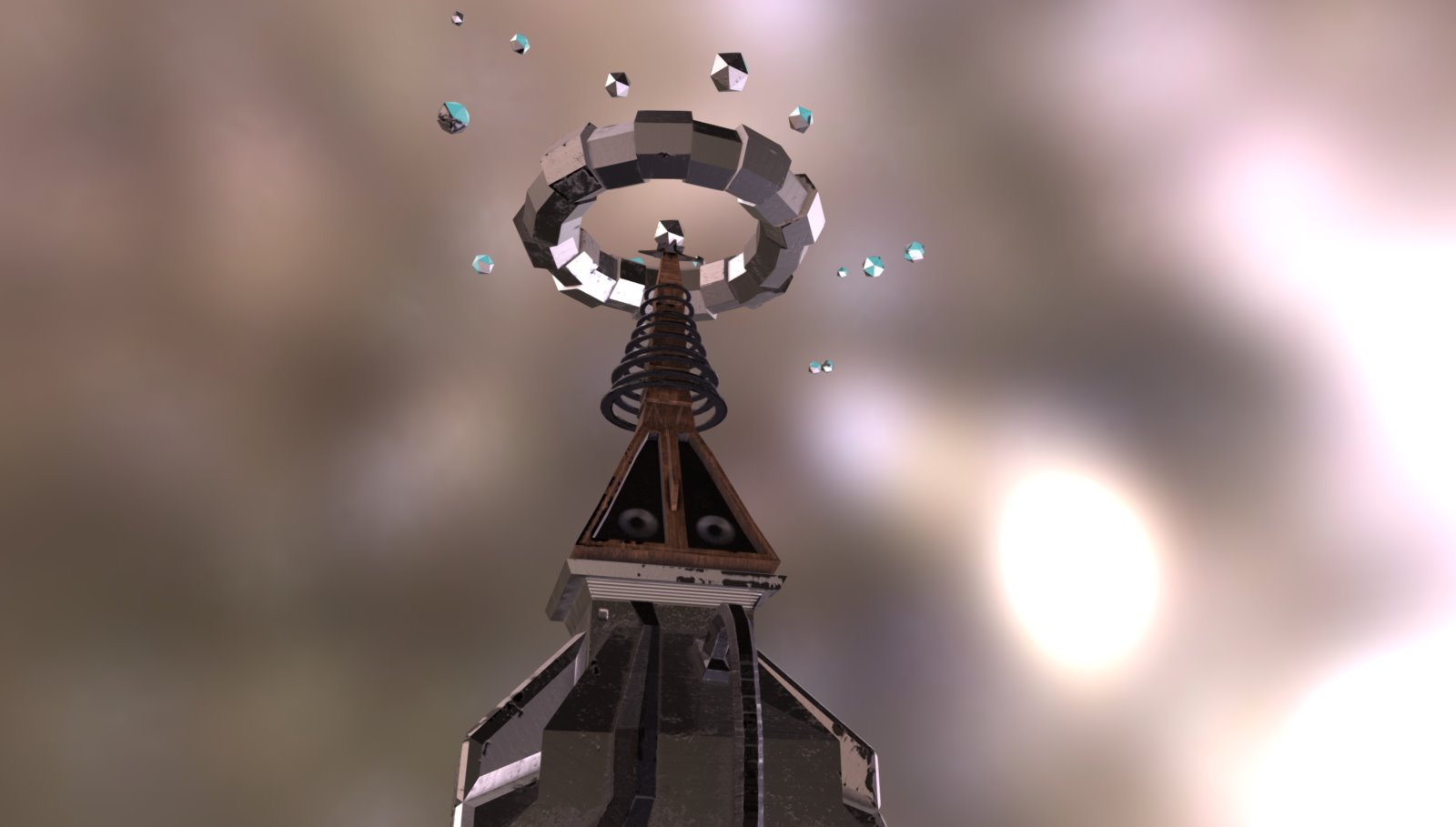 Gravity Tower - 3D model by Mad_Lobster_Workshop [8698de3] - Sketchfab