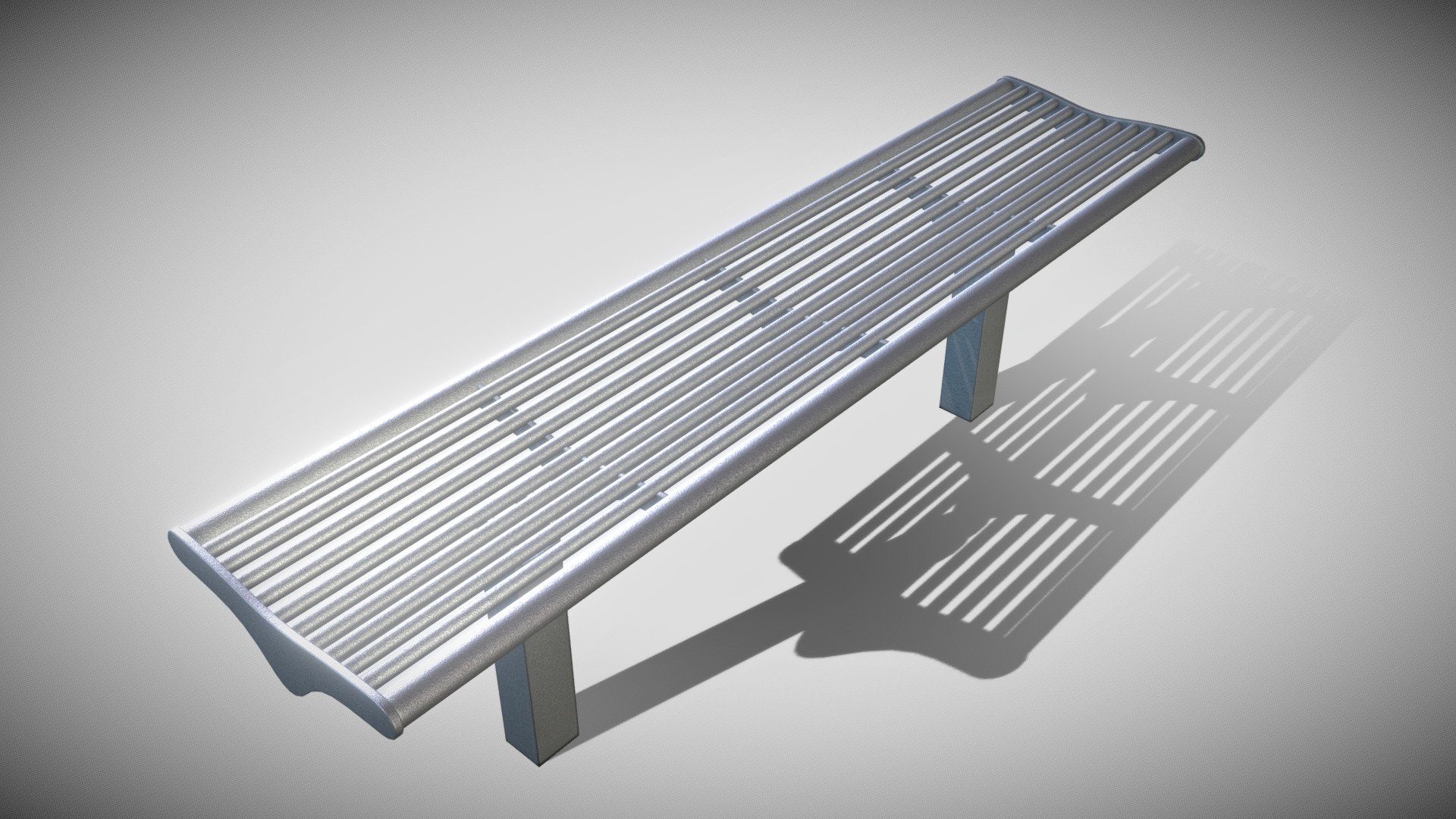 Bench [5] (Low-Poly) (Basic-Version) - Buy Royalty Free 3D model by VIS ...