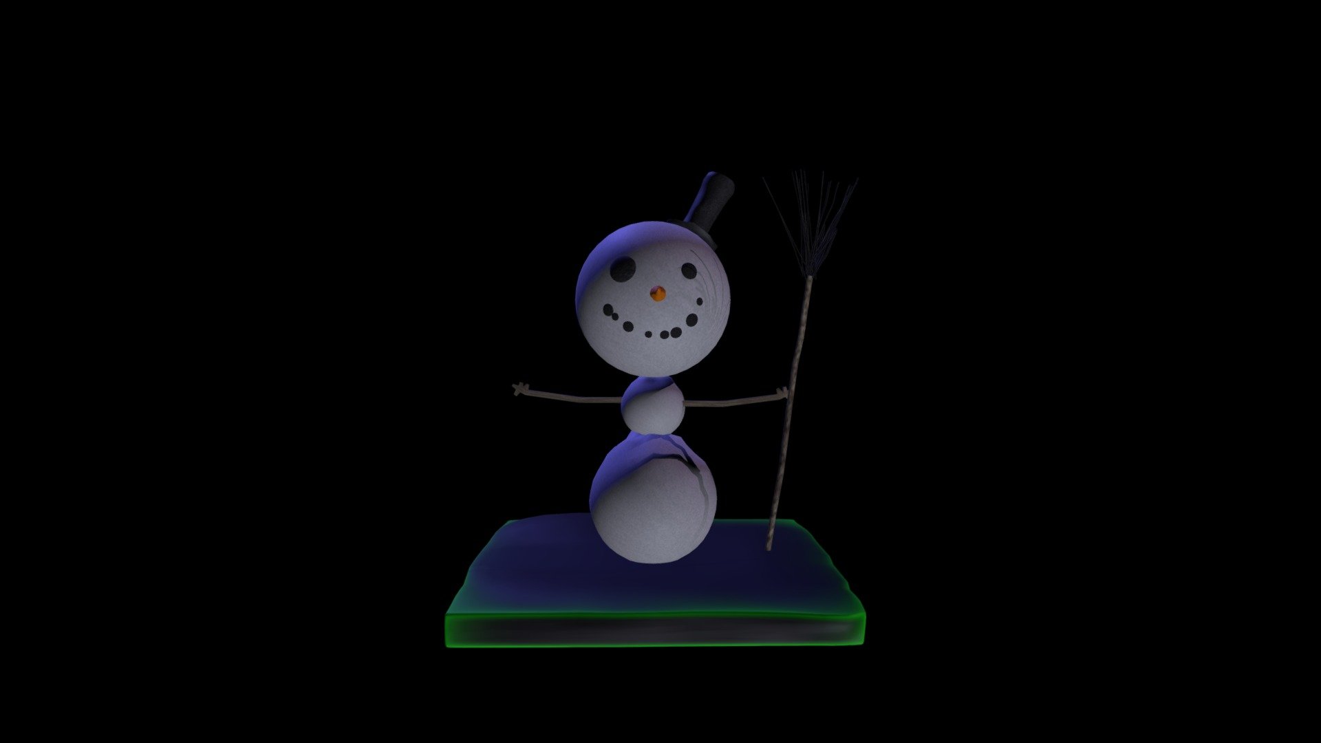 snowmanFBX - 3D model by KeverneFong [869a709] - Sketchfab