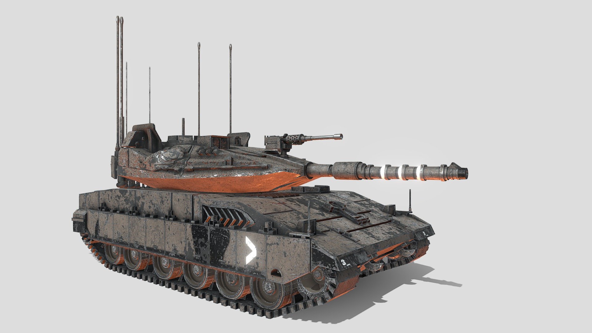 IDF Merkava mk4 - 3D model by Amit.Rotem [869ad5a] - Sketchfab