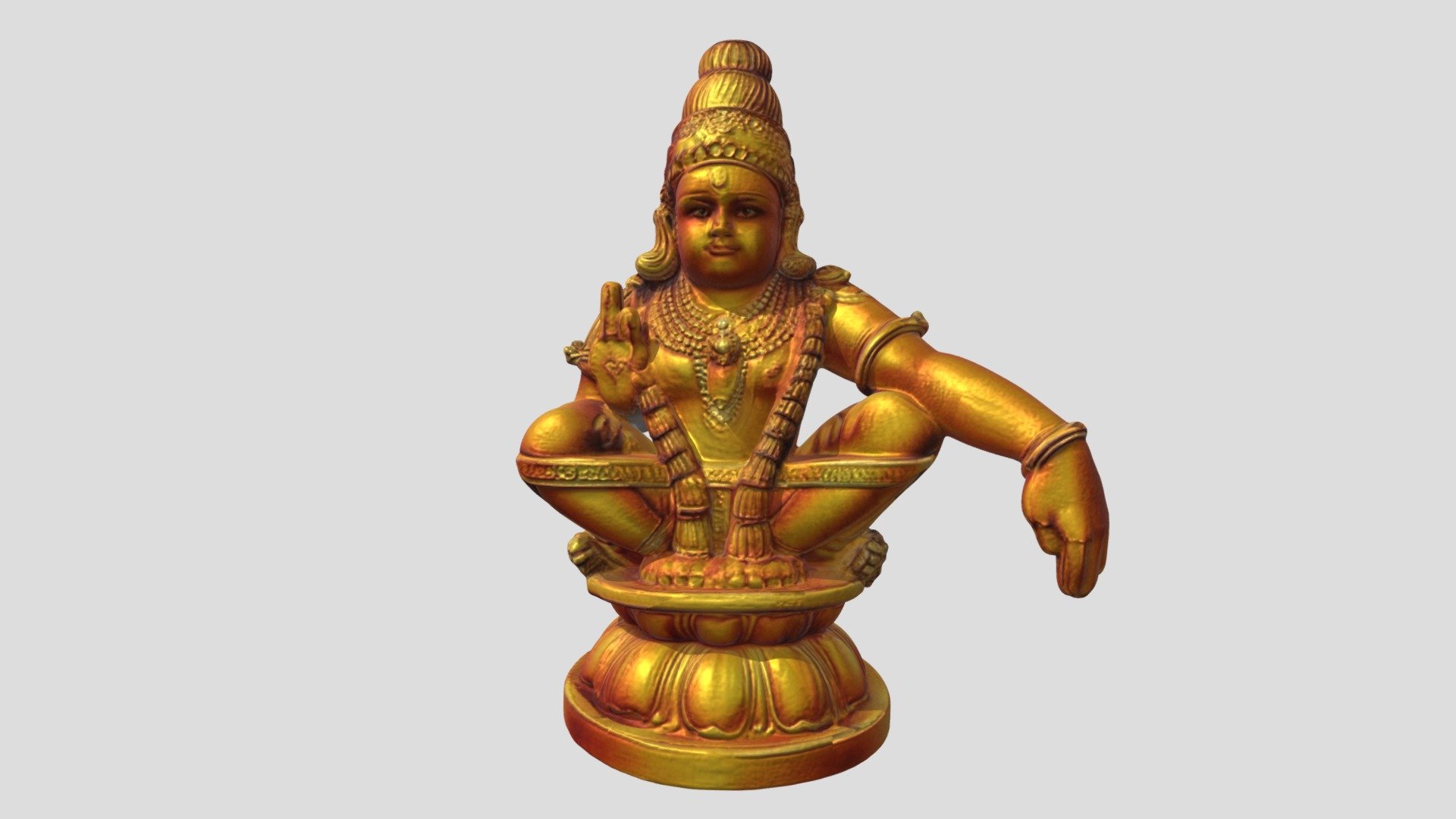 Swami Ayyappan - Download Free 3D model by QUAD (@297189) [869f1be ...