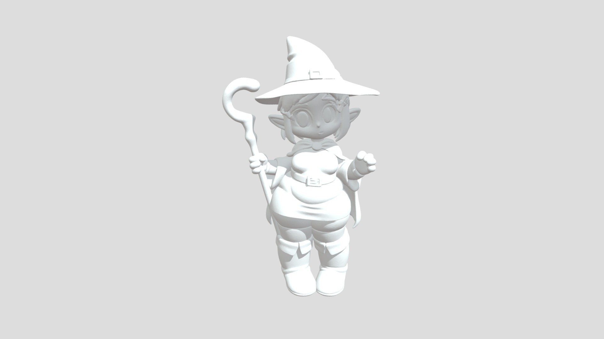 Friendly Cartoon Wizard - Download Free 3D model by bobcatbiddly ...