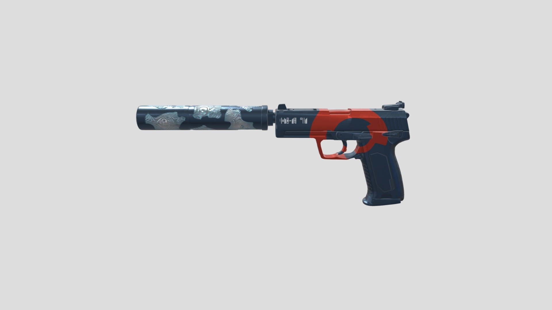 USP-S | Combine Gun V2 - 3D model by MoTyaBoy [86a0ce2] - Sketchfab