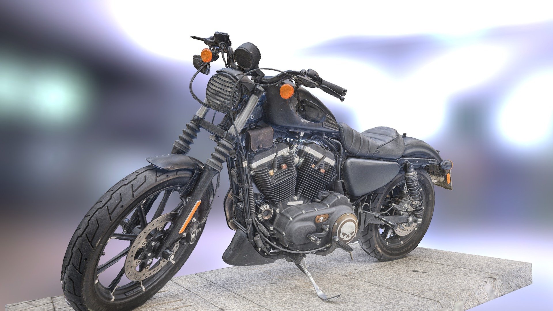 Harley Davidson IRON 883 - 500k scan - 3D model by Miguel Bandera ...
