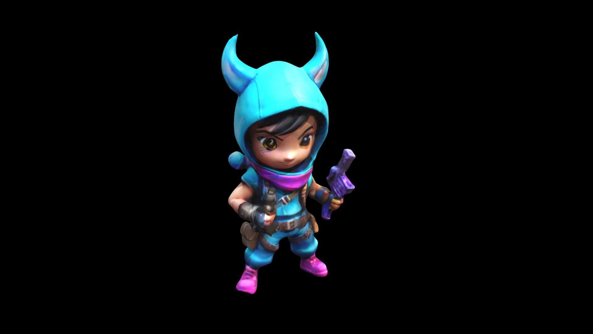 From the image "Boba" a lively creature with a b - Download Free 3D ...
