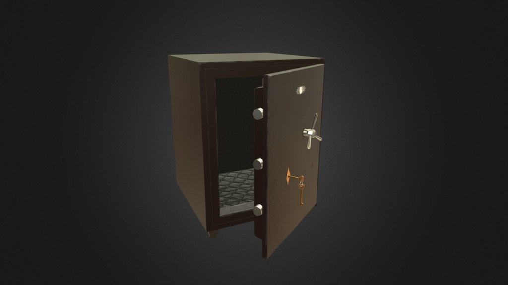 Low poly Safe "BearLock" - Download Free 3D model by Airmaster [86a2208 ...