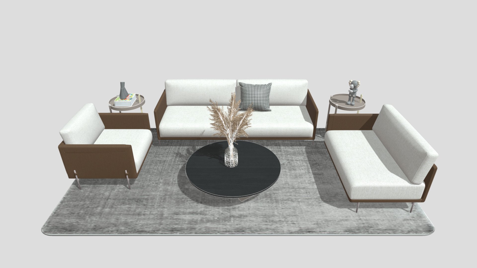 Simple modern sofa - 3D model by mrtaoblue [86a3179] - Sketchfab